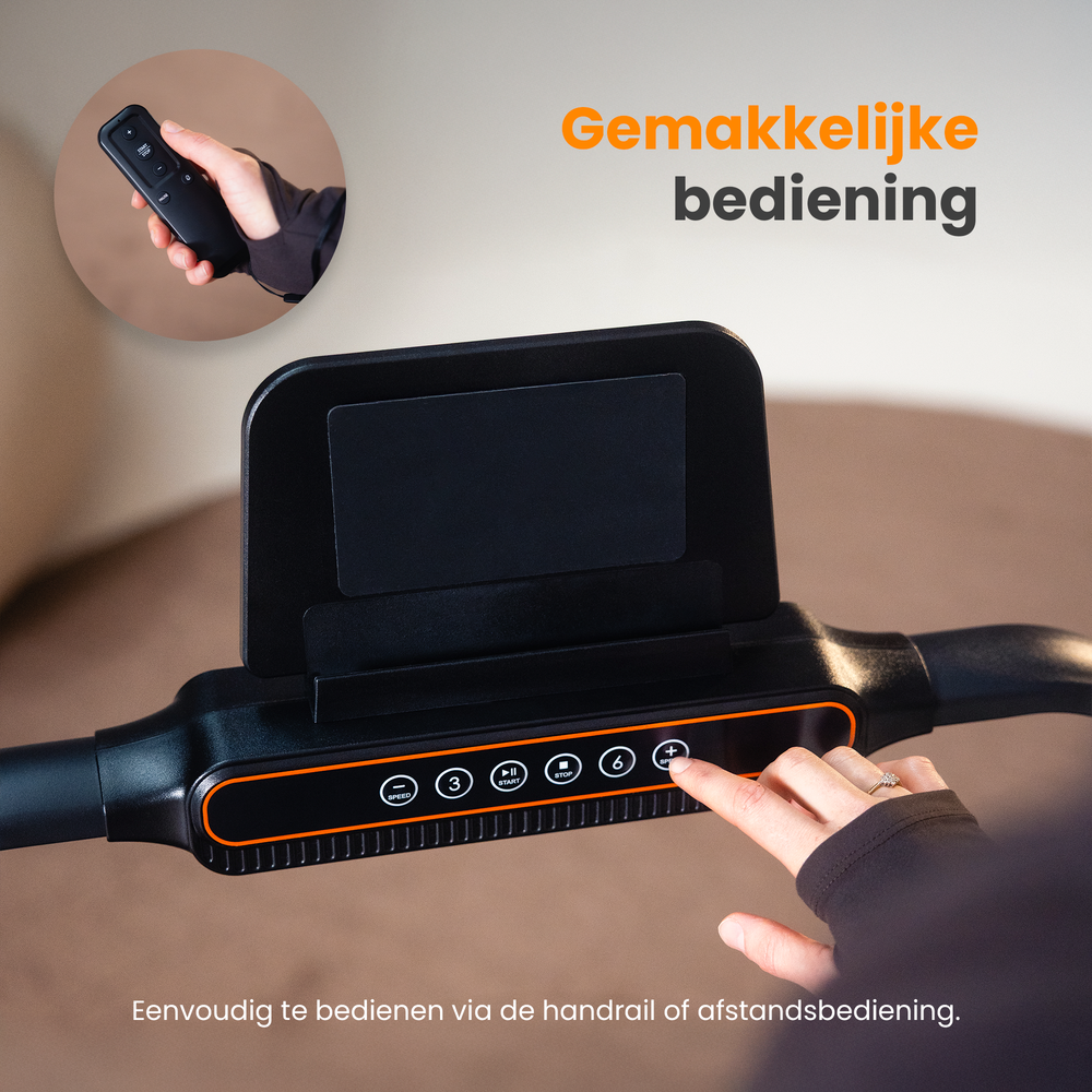 Moovv SmartStep Pro v3 Incline - Loopband met Helling Inklapbaar 1-12km/u | Moovv