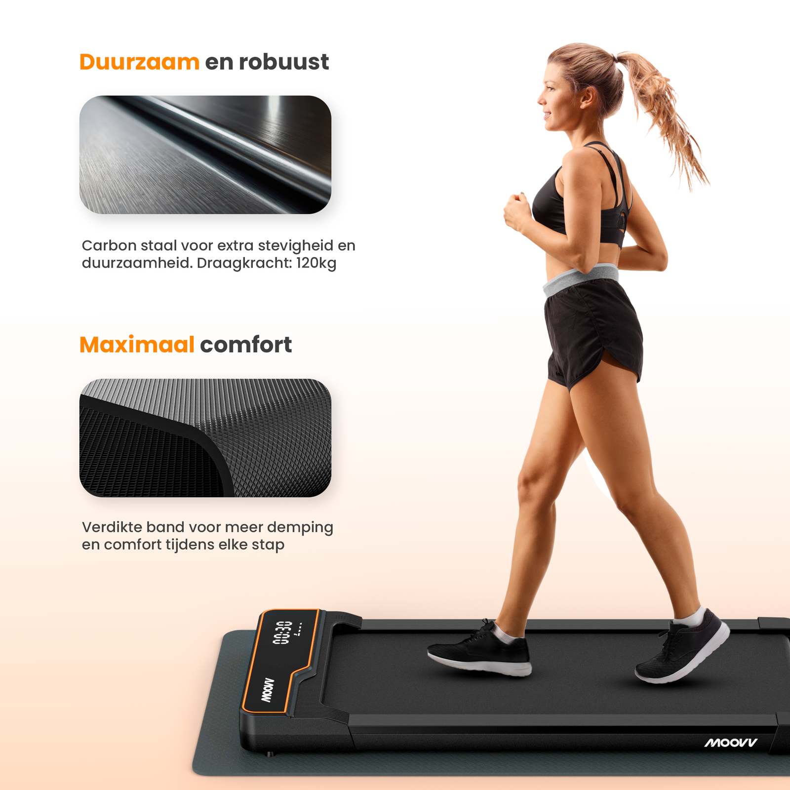 Moovv SmartStep - Loopband 1-6km/u