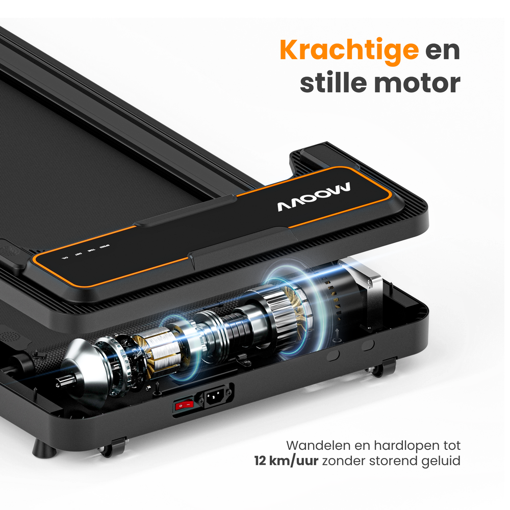 Moovv SmartStep Pro v2 Incline - Loopband met Helling Inklapbaar 1-12km ...