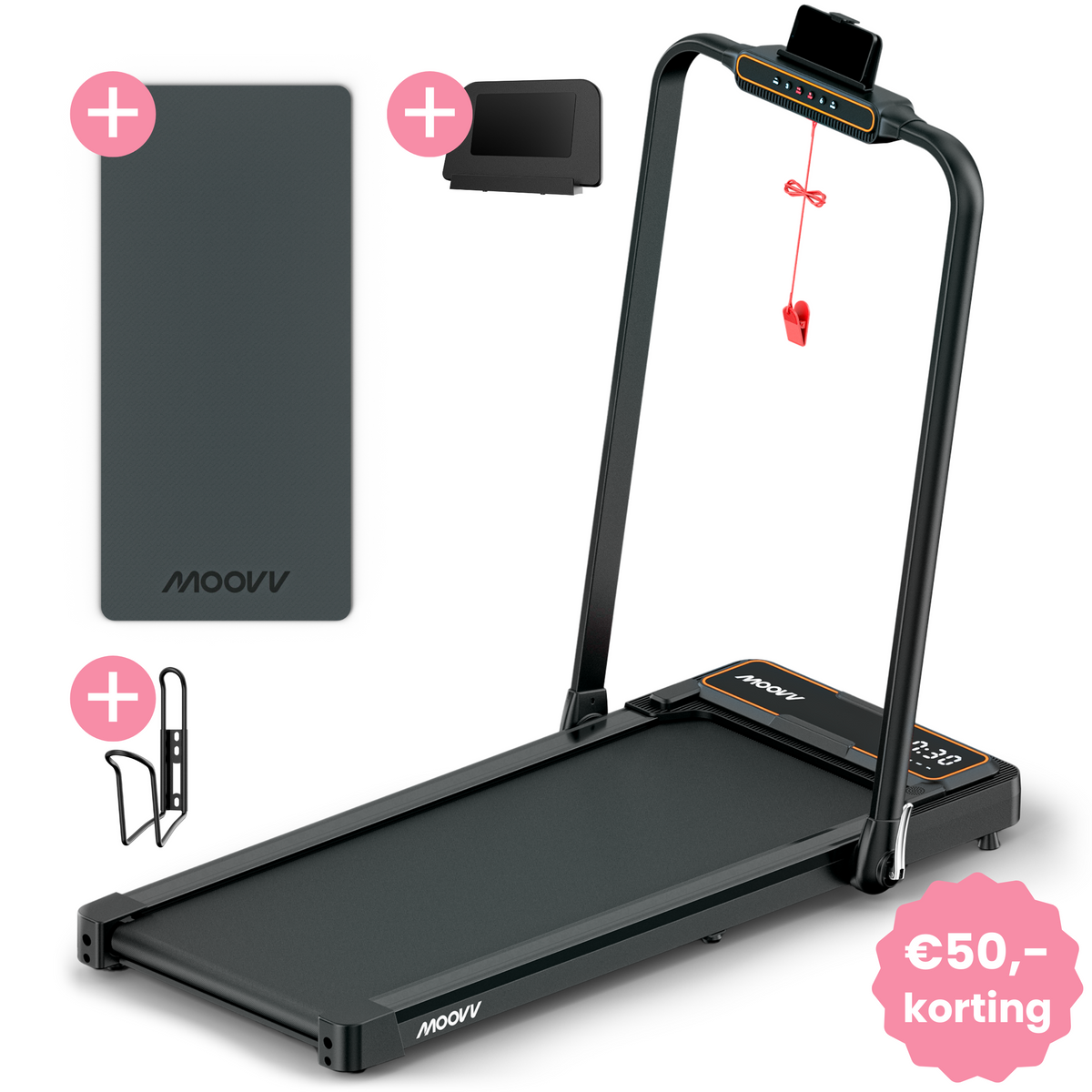 Moovv SmartStep Pro v2 - Loopband Inklapbaar 1-12km/u