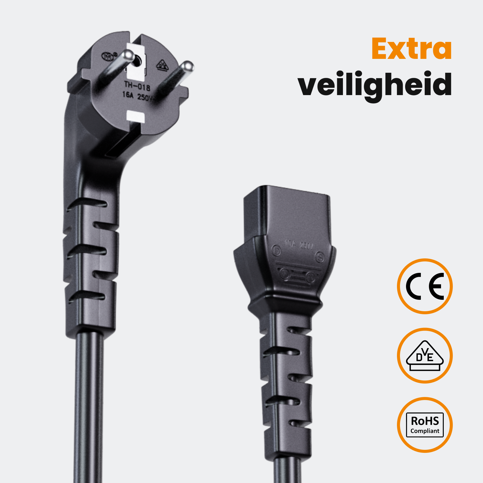 Moovv Stroomkabel 4m